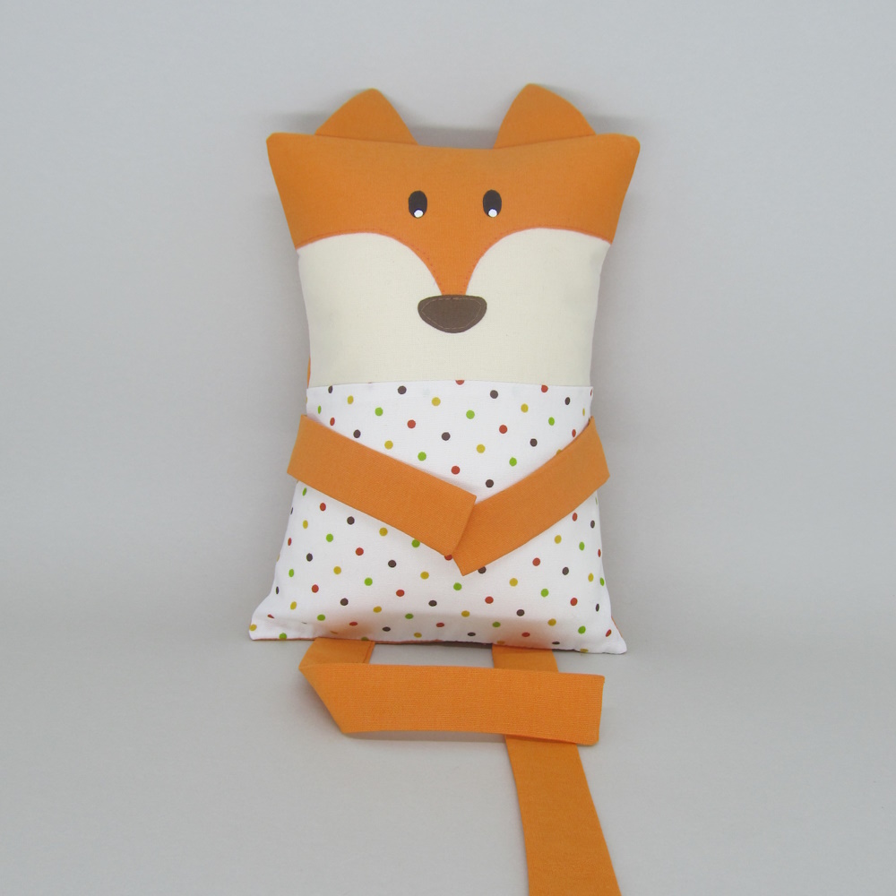 Kit de Montagem Naninha Travesseiro Raposa - Feitas de Pano