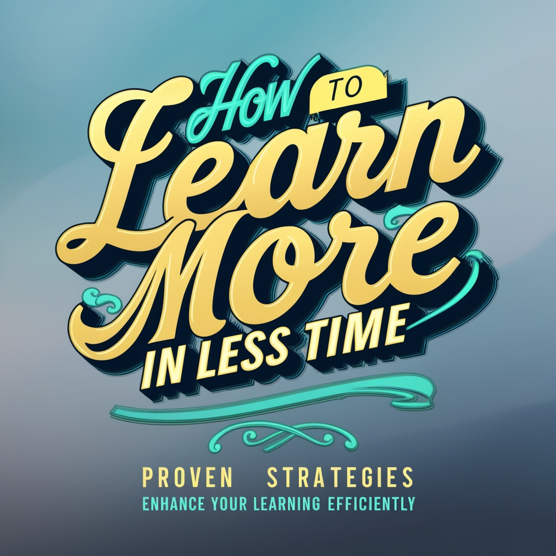 How to Learn More in Less Time