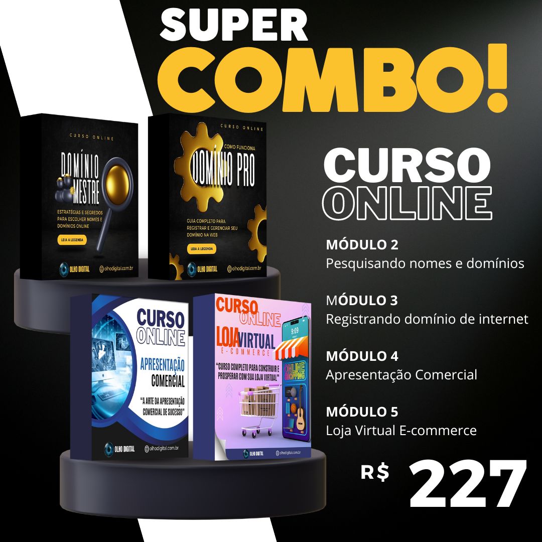 SUPER COMBO: Módulo 02 + 03 + 04 + 05