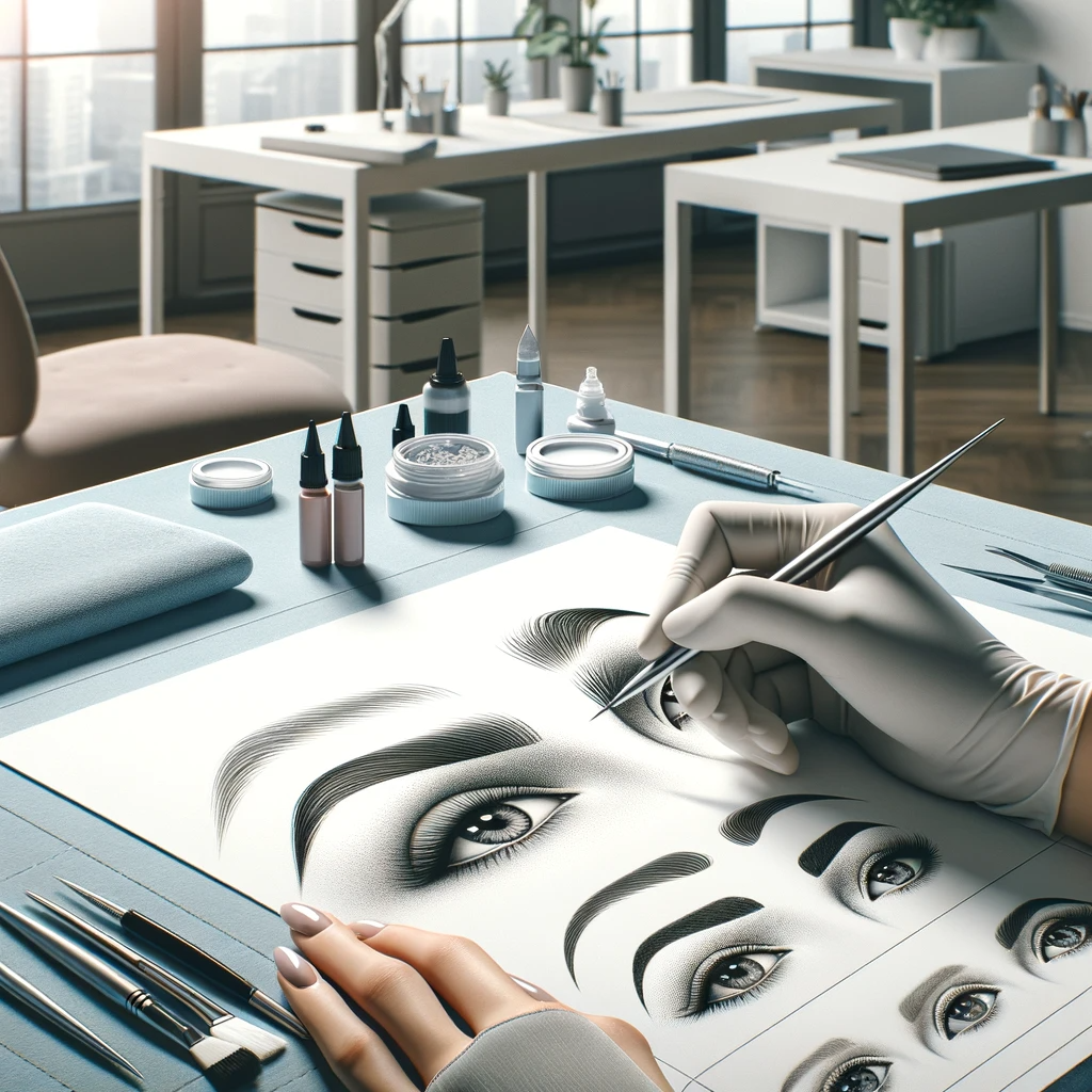 PACK Microblading Practice Sheets for Beginners and Trainers - CATL...