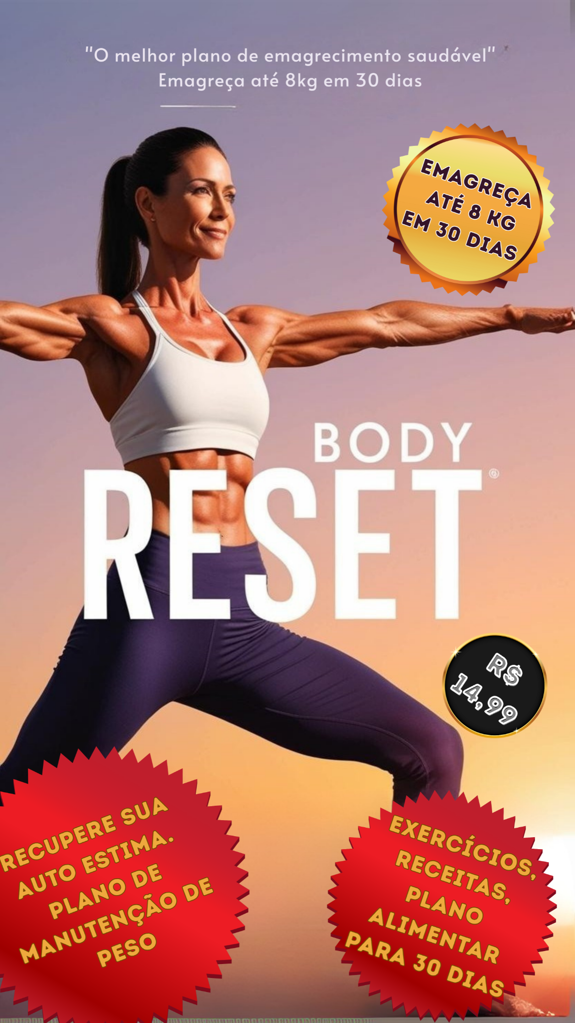 PROJETO BODY RESET - Ebook Klubi | Hotmart
