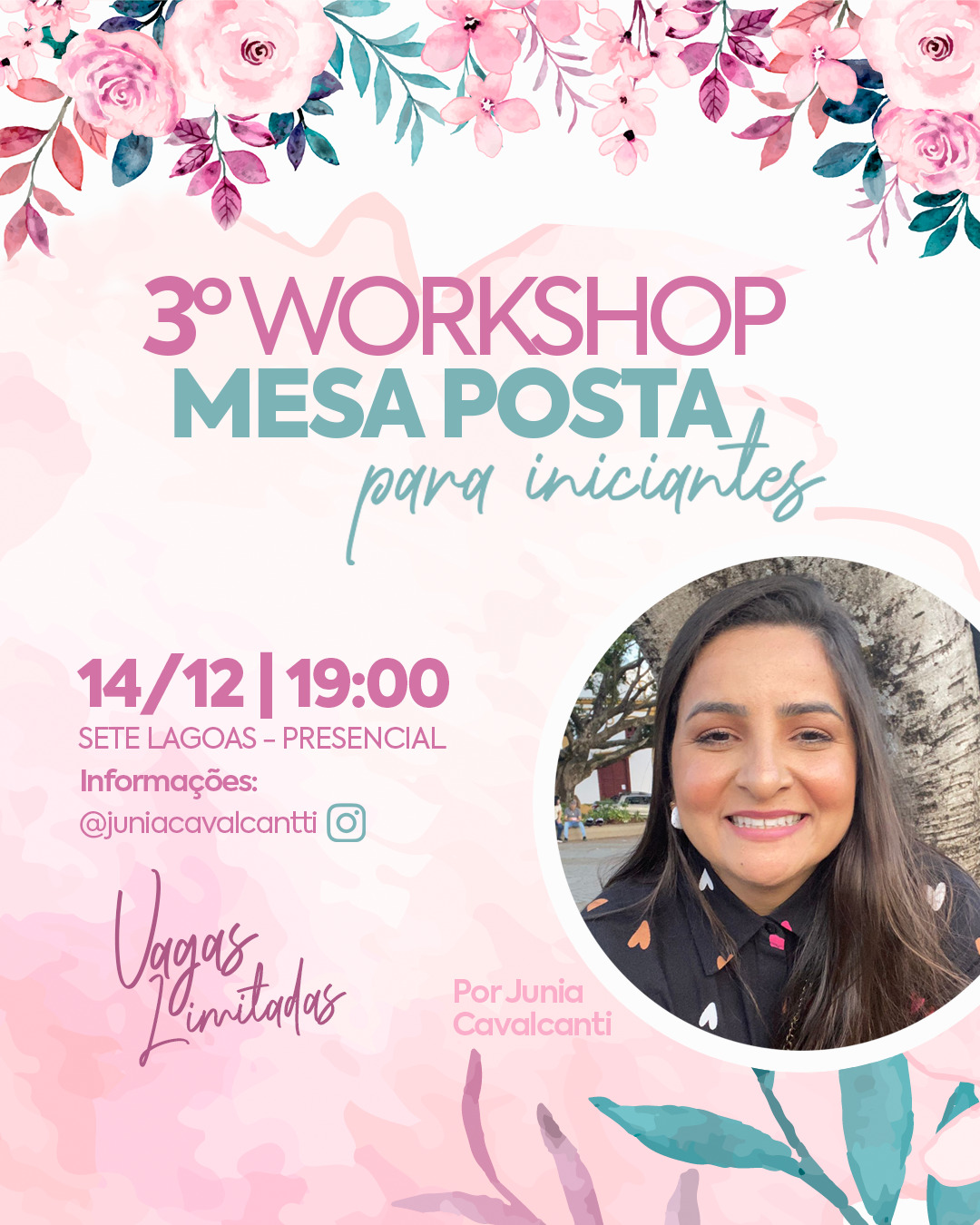 3º Workshop de Mesa Posta por Junia Cavalcanti - Junia Fernanda Lo...