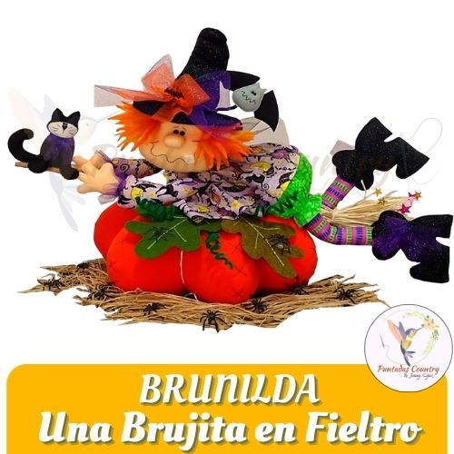 Brunilda (Brujita en Fieltro y Tela) - Yenni López Mendez | Hotmart