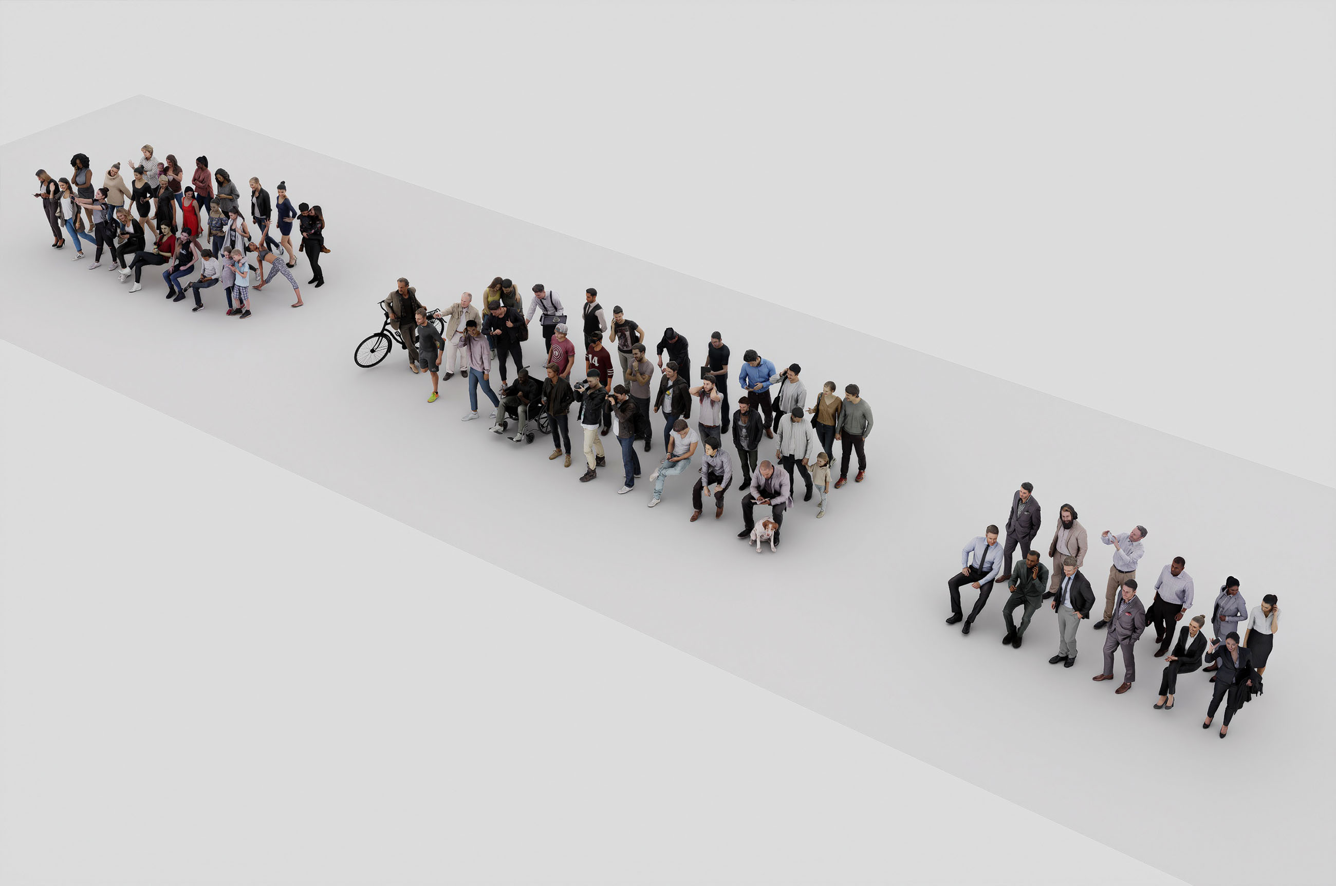 Pack Premium Archviz | Personas 3D de Alta calidad para Arquitectur...