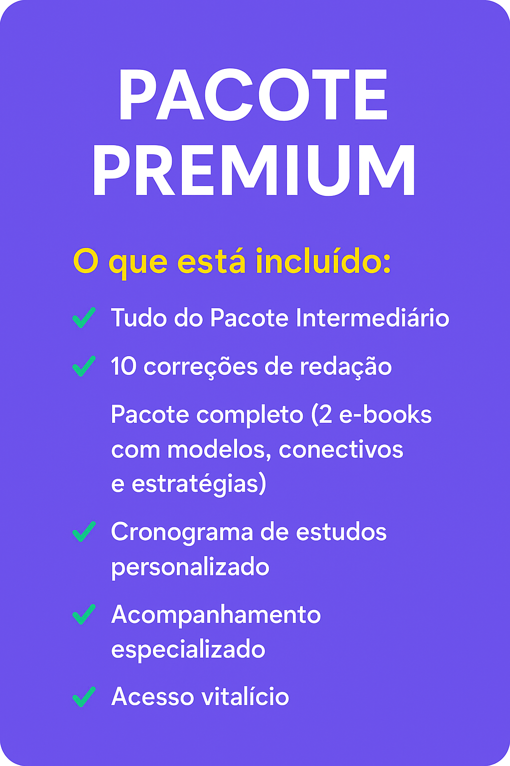Redação MBoost – Pacote Premium | A solução completa para garantir ...