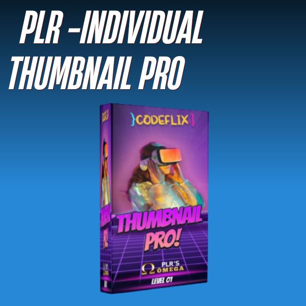 PLR- Individual Thumbnail Pro