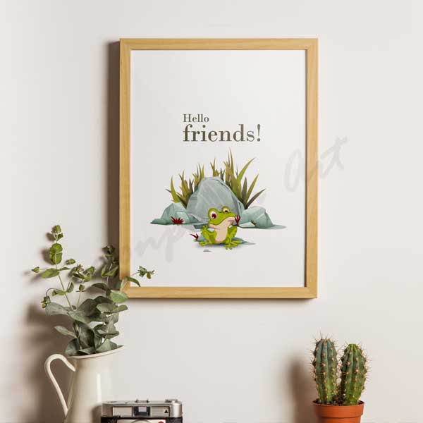 Printable Wall Art Framed ( 6 page )