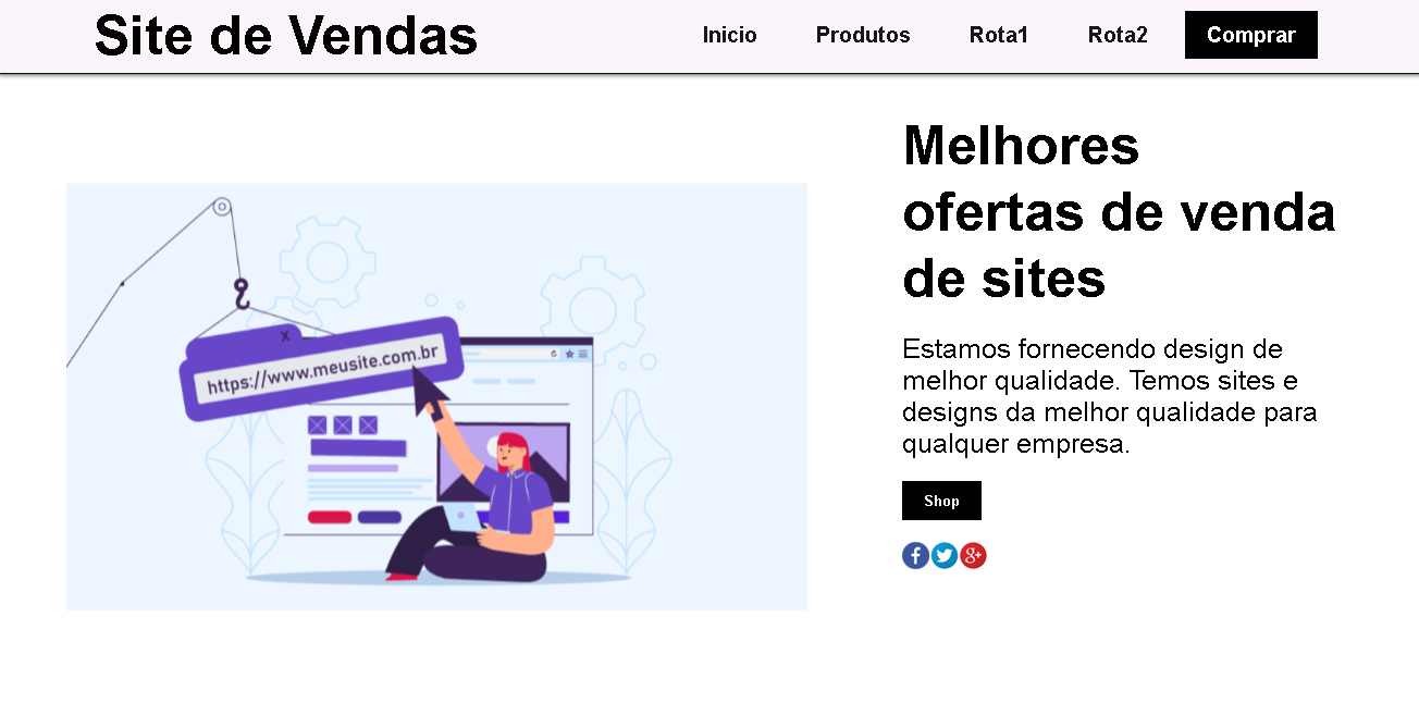 Design de Site de Vendas