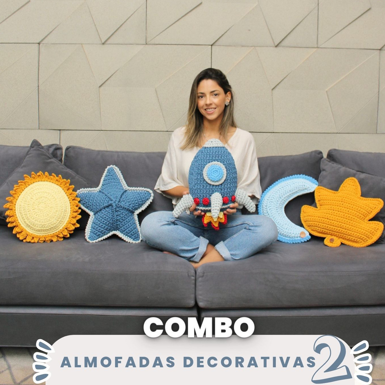 Coleção Almofadas Decorativas 2 - Decora Mimos - Ana Santi. | Hotmart