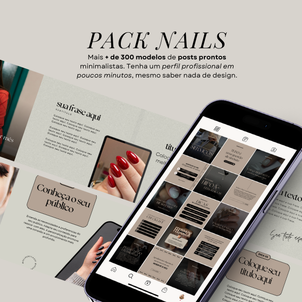 Mega Pack Nail's - tayna cristina de almeida | Hotmart