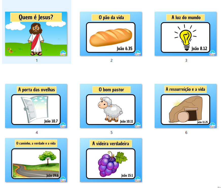 Os 7 Eu Sou De Jesus Minist rio Infantil RETOEDU