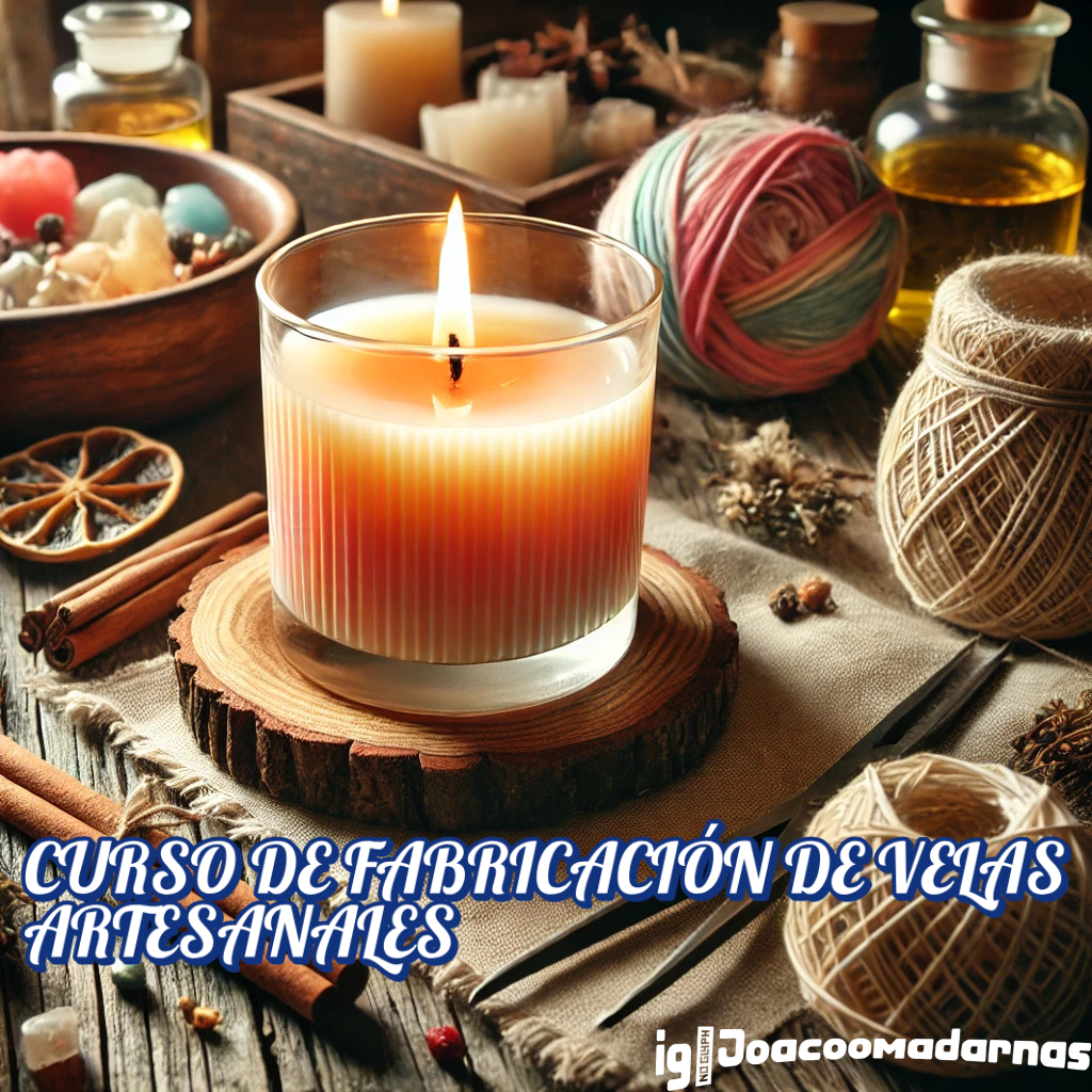 CURSO DE FABRICACIÓN DE VELAS ARTESANALES - Joaquin Madarnas Mans...