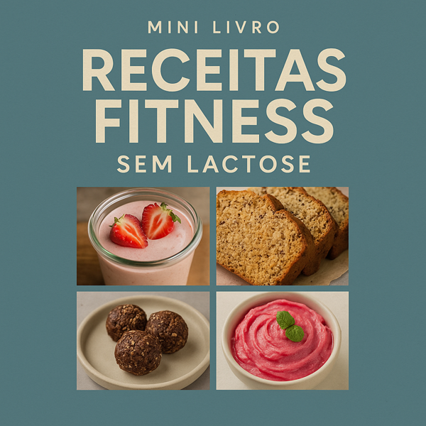 Mini Livro Receitas Fitness Sem Lactose