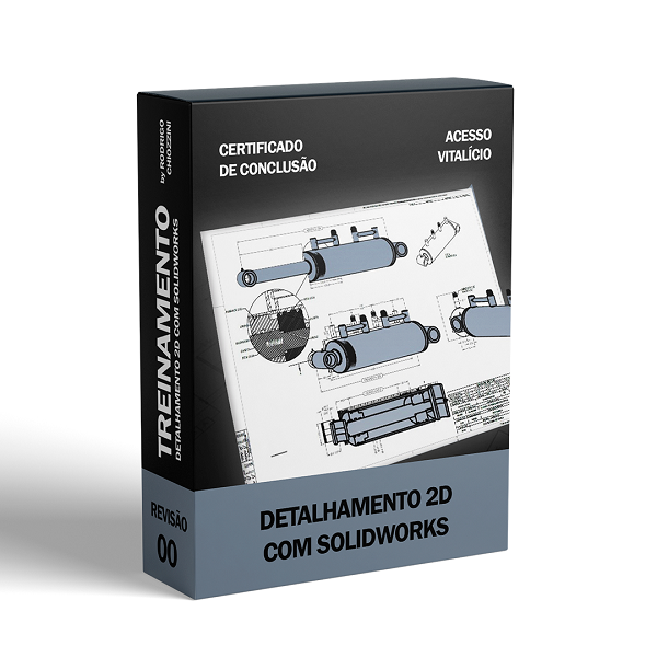 DETALHAMENTO 2D NO SOLIDWORKS |APLICAÇÃO DE COMANDOS| - Rodrigo Chi...