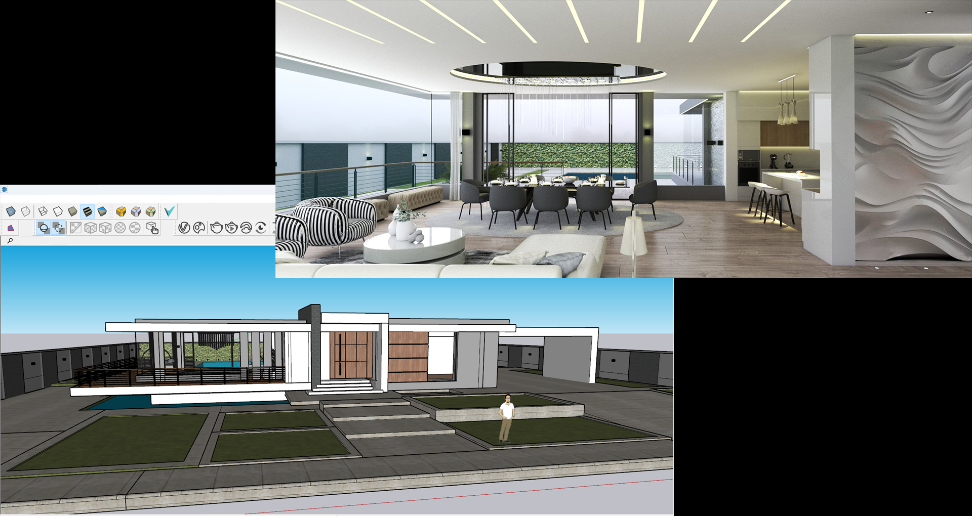 SKETCHUP Y VRAY TOTAL DESDE CERO PLUGIN INTELIGENCIA ARTIFICIAL - L...