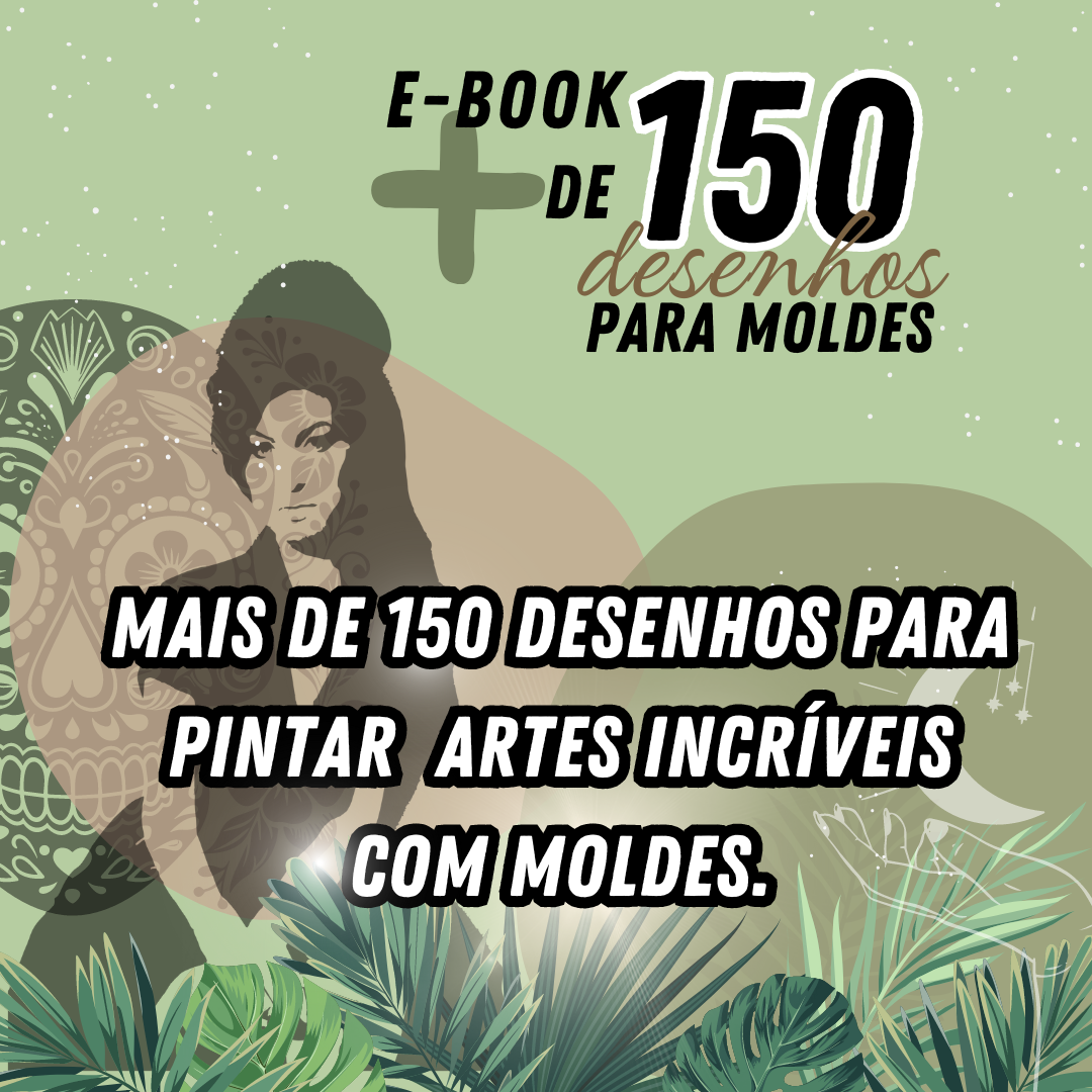 E-book + de 150 desenhos para moldes (stencil) - Elaine Almeida - E...