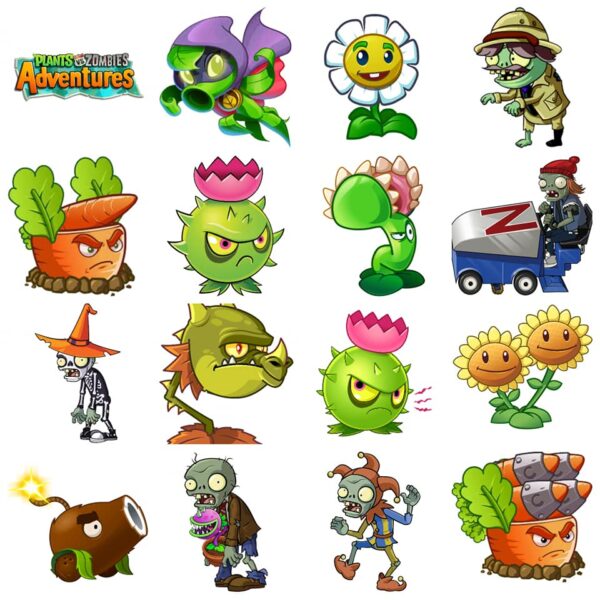 Mega pack 90 diseños plantas vs zombies - Vectores y plantillas par...