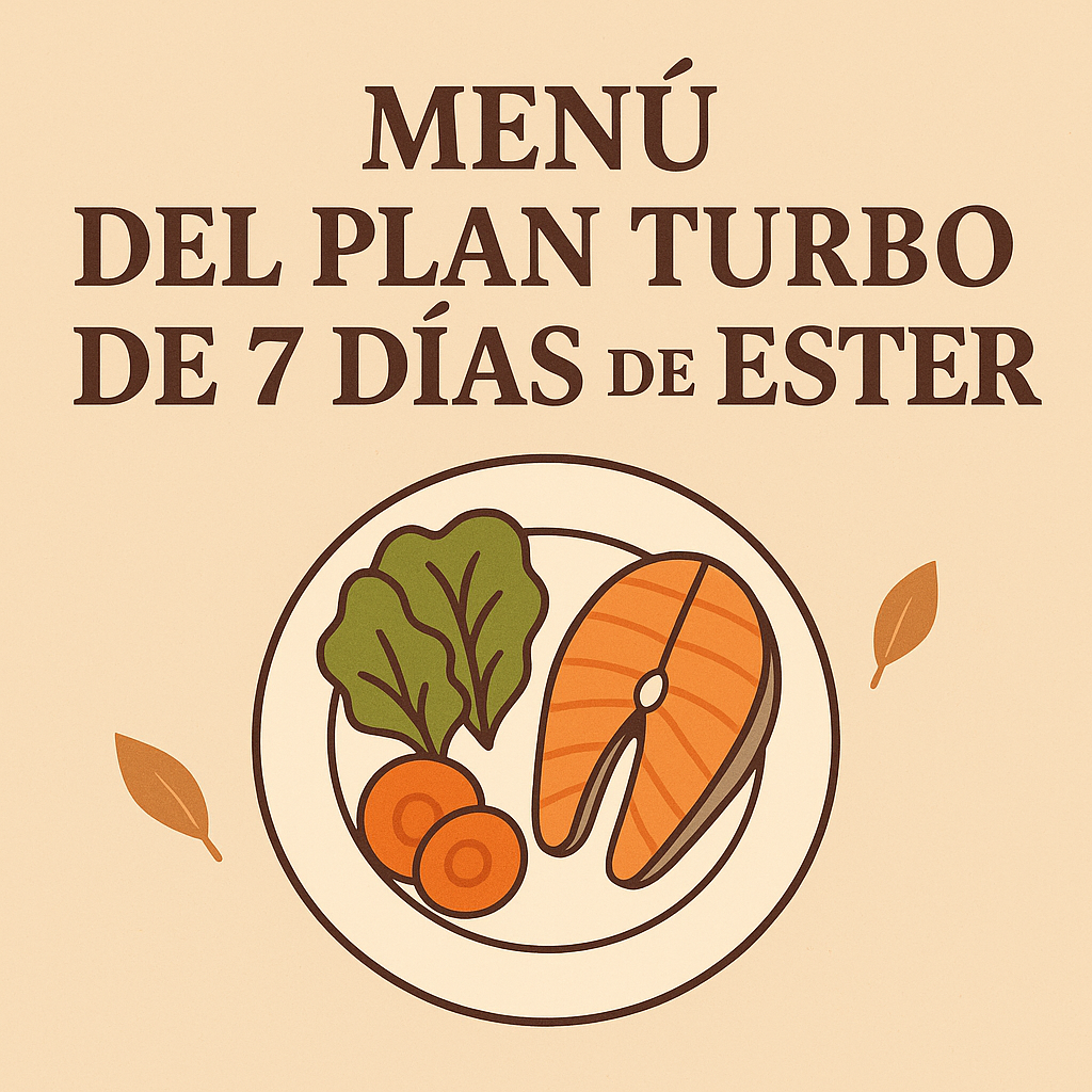 Menú del Plan Turbo de 7 días de Ester - Eco Digital | Hotmart