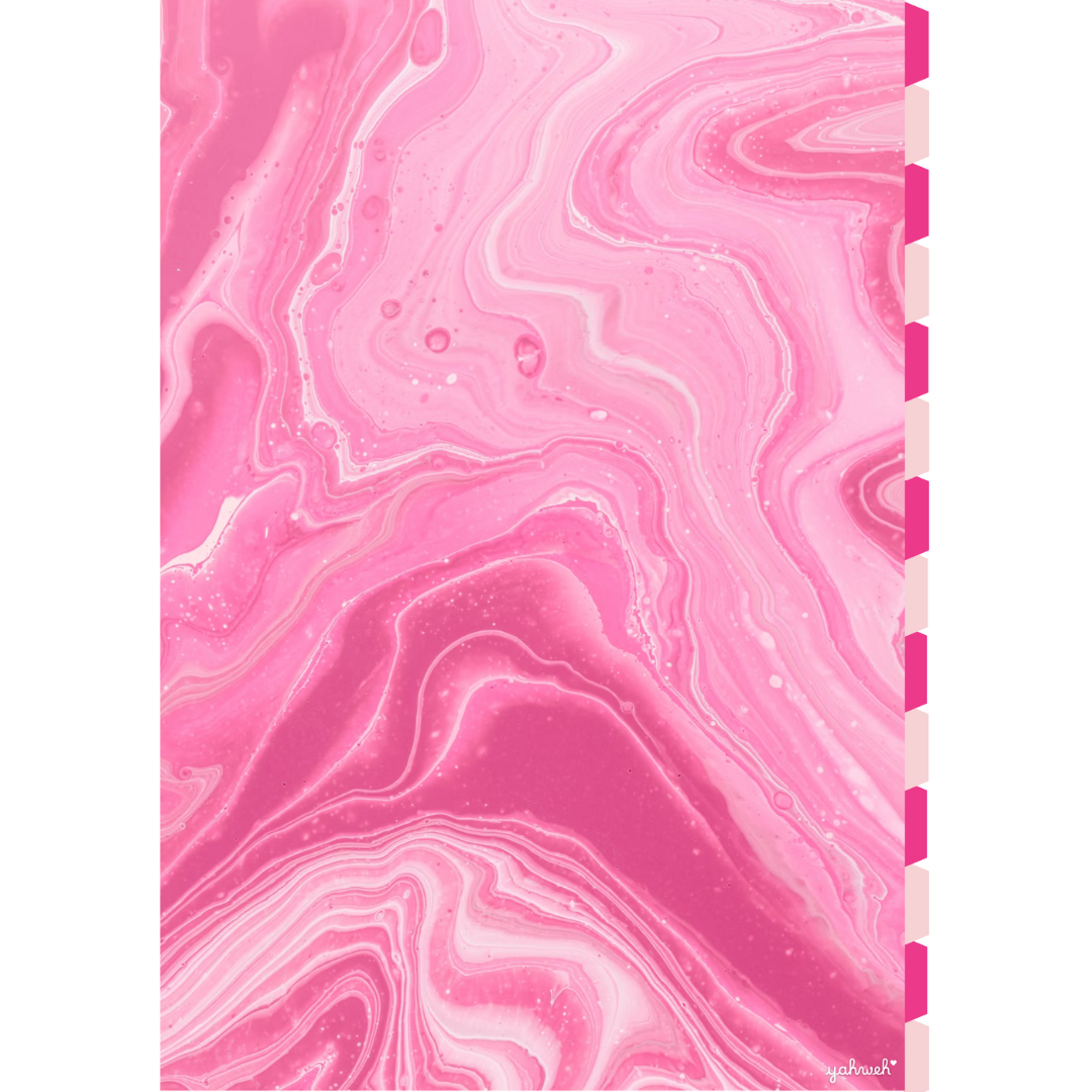 Caderno Pink - YAHWEH - Tamanho A4 - Francisca Amanda Chaves Cardos...