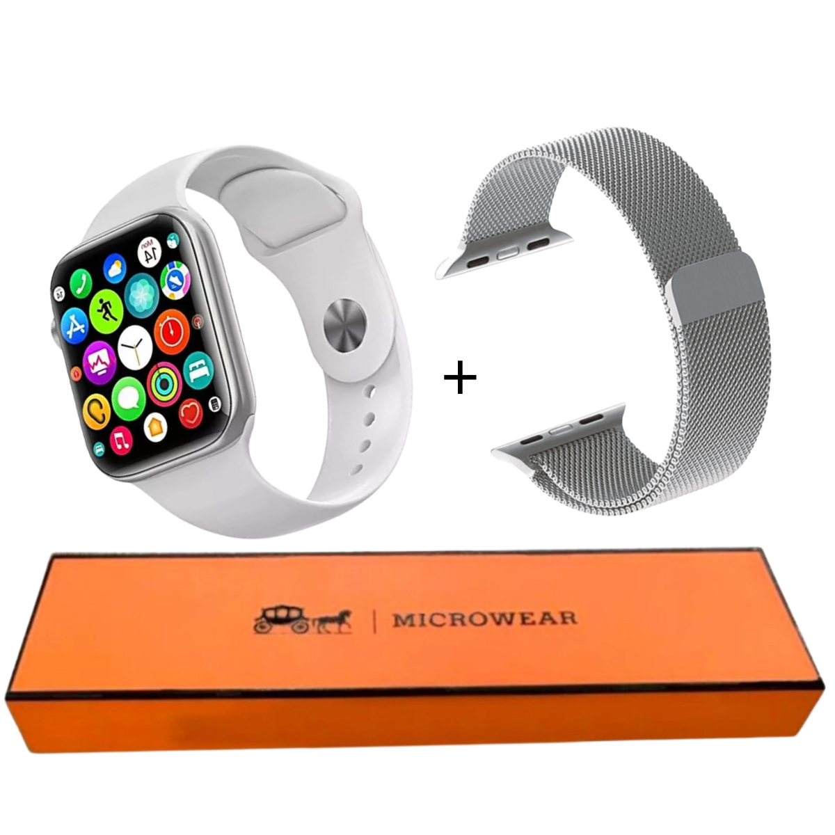 Grancommerce ~ Smartwatch W59 Mini Feminino 41mm Lançamento Cor Pra...