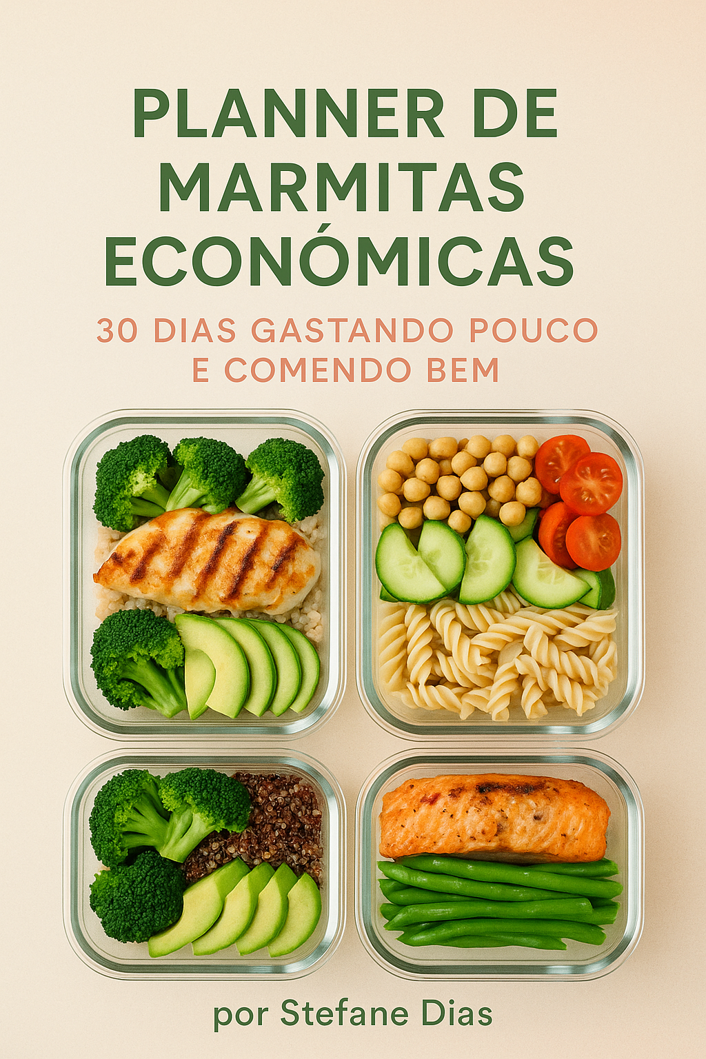Planner de Refeições Econômicas + 30 Dias de Sucos Saudáveis - Stef...