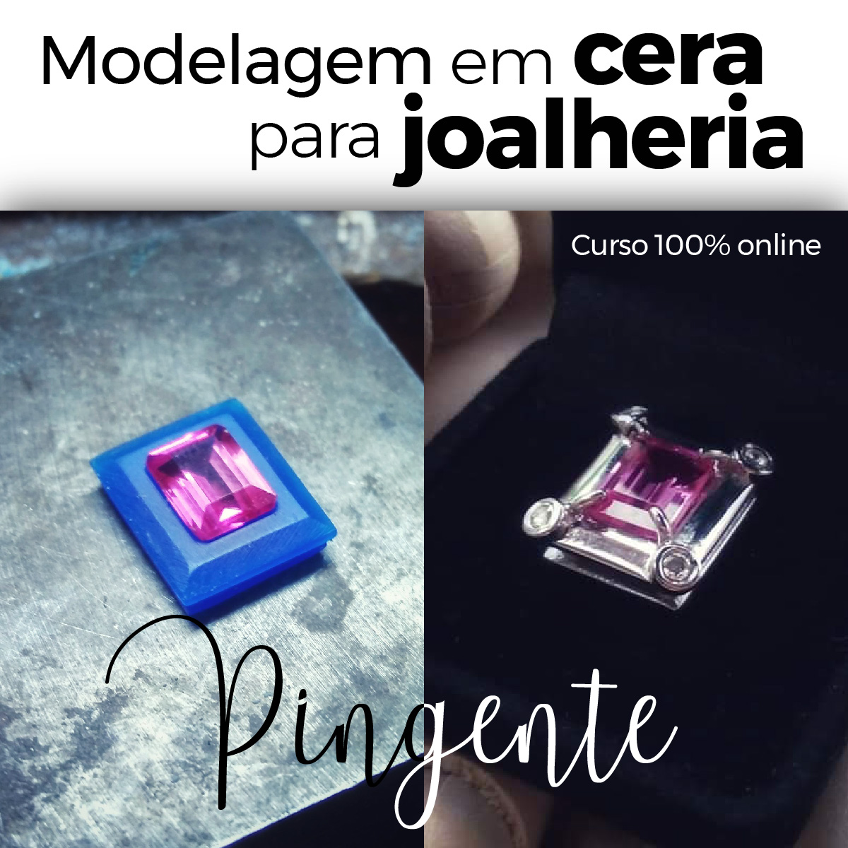 Modelagem em cera para joalheria