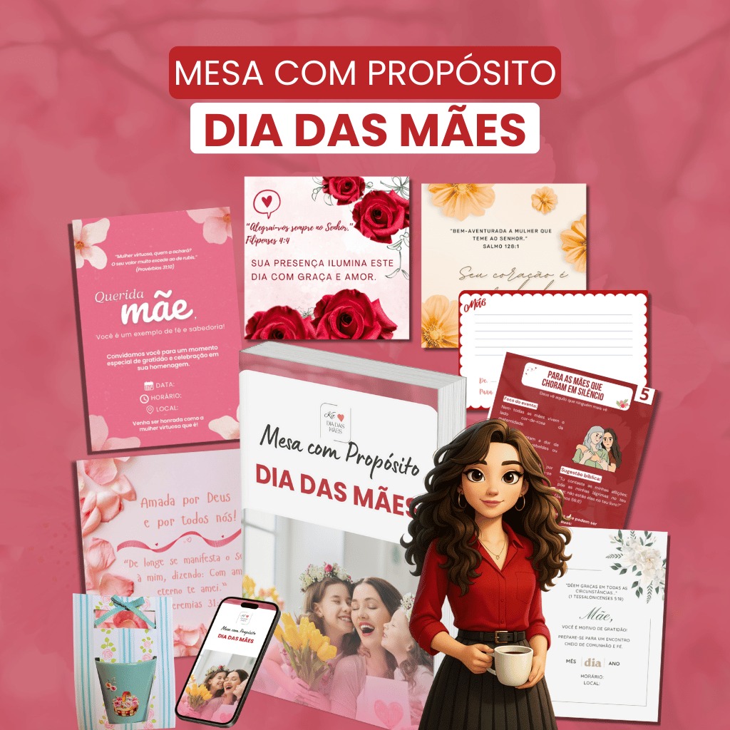 Mesa com Propósito - Dia das Mães