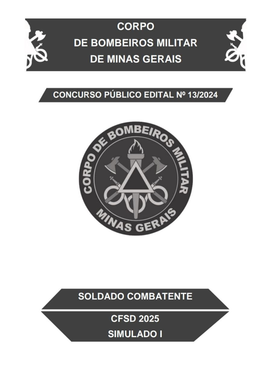 03 Simulados CBMMG - CFSD 2025 - Kauã Magalhães Novi | Hotmart