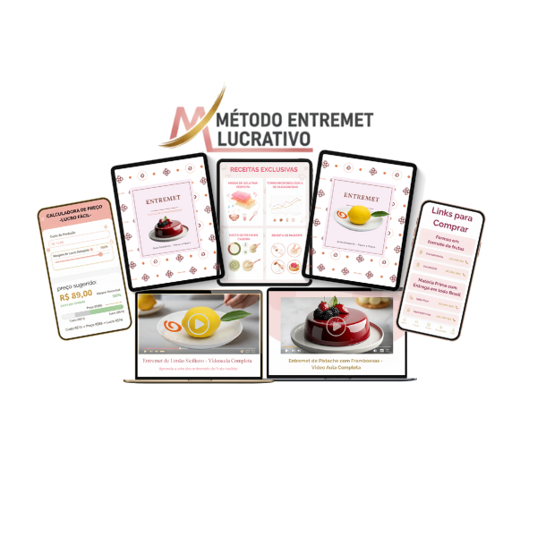 Método Entremet Lucrativo - Enfim, Doce! cursos | Hotmart