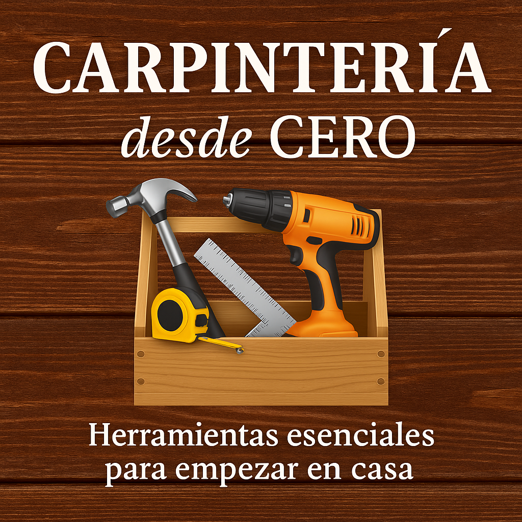 CARPINTERIA desde CERO “Herramientas esenciales para empezar en cas...