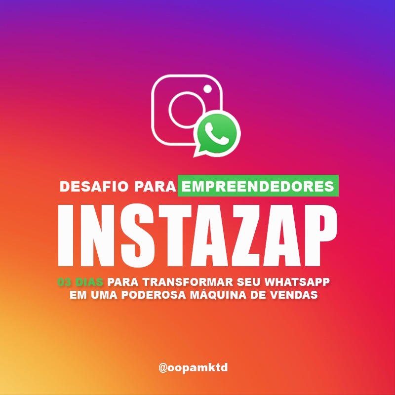 Desafio INSTAZAP para Empreendedores
