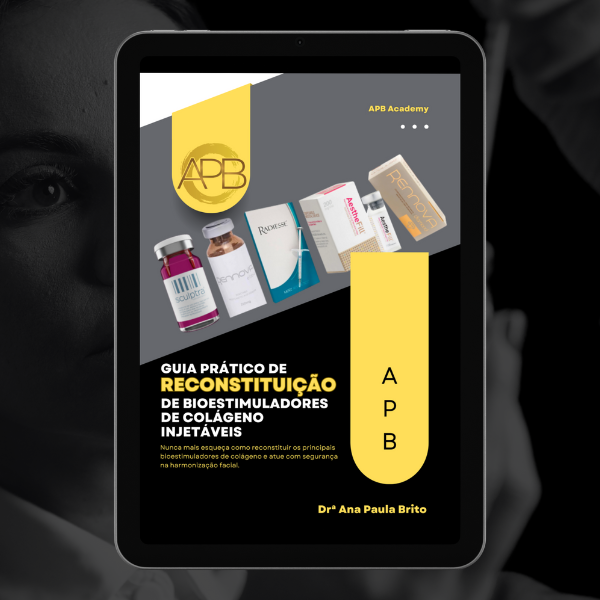 E-book Guia Prático de Reconstituição de Bioestimuladores de Coláge...