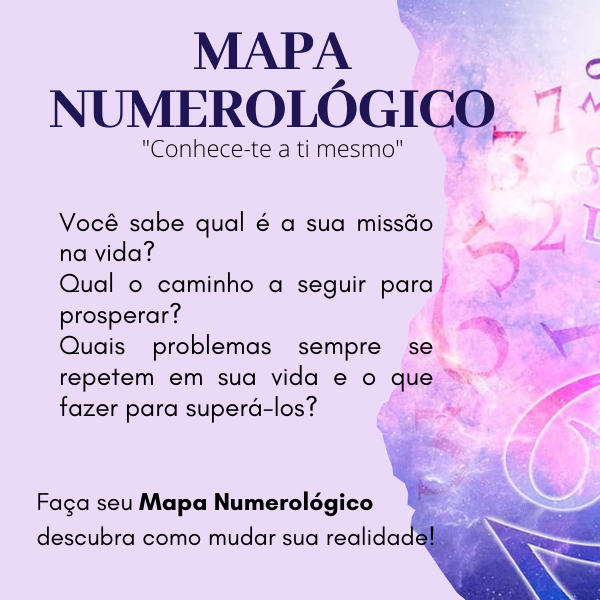 MAPA NUMEROLÓGICO com consulta on-line