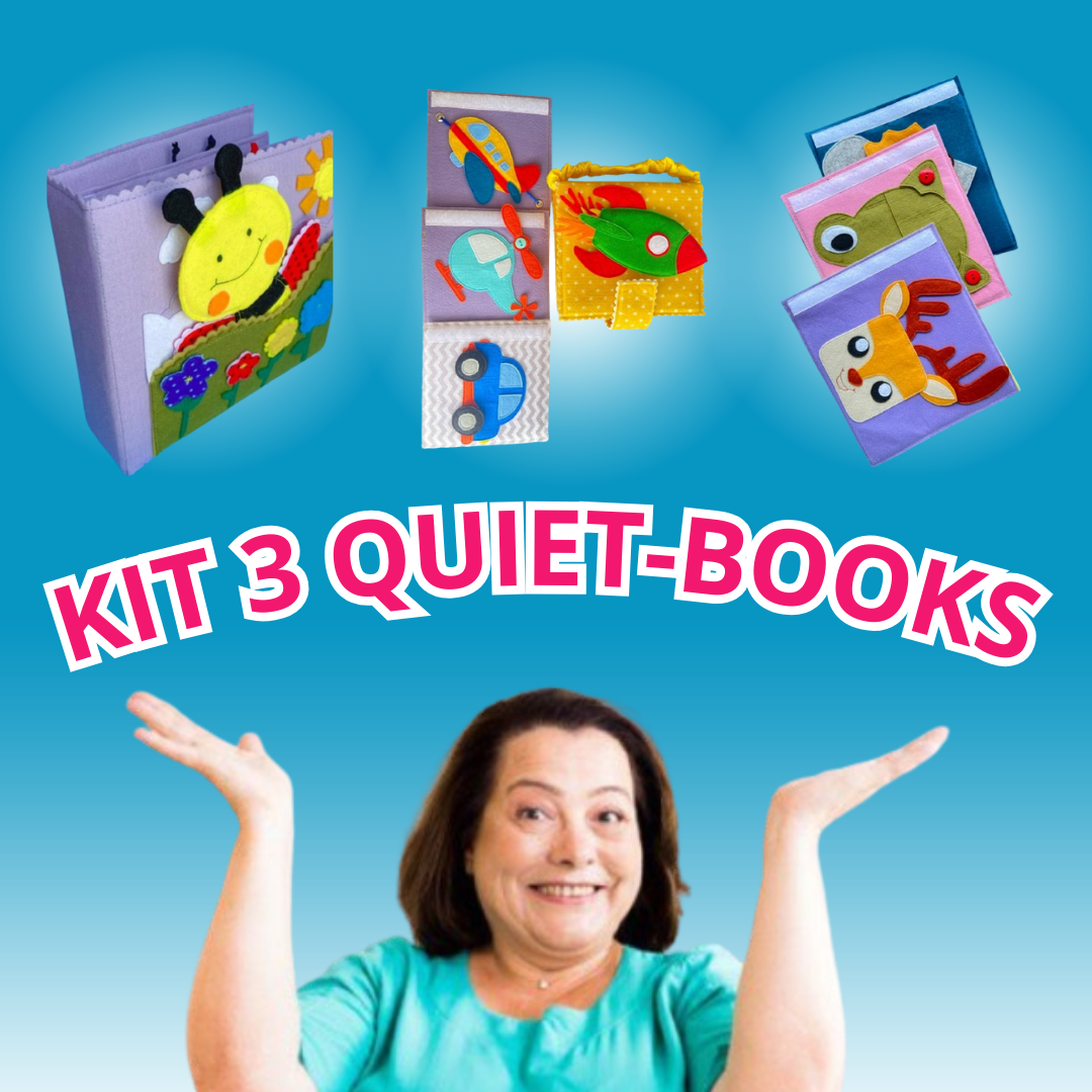 Kit 3 quiet-books