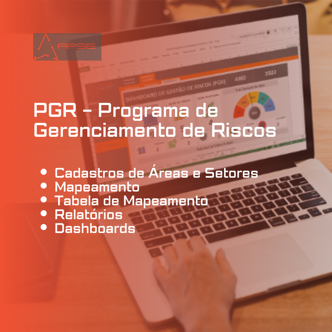 PLANILHA EXCEL PGR - PROGRAMA DE GERENCIAMENTO DE RISCOS