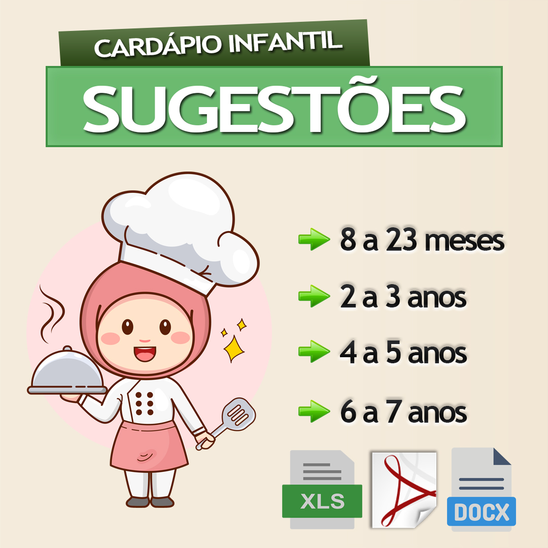 Cardápio Infantil: Sugestões - Nayara zenatti | Hotmart