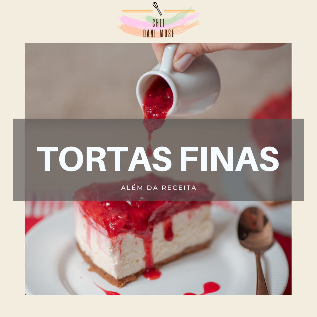 CURSO DE TORTAS FINAS - Além das receitas