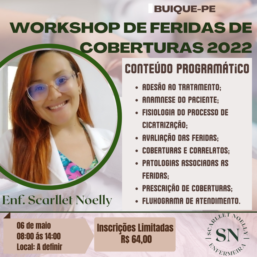 Workshop de feridas e coberturas 2022