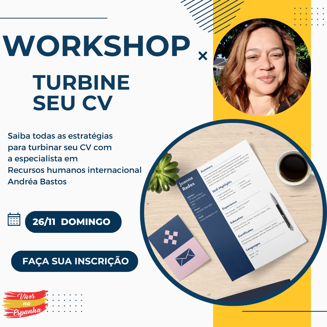 Workshop turbine seu Cv na Europa - Caroline Timm | Hotmart