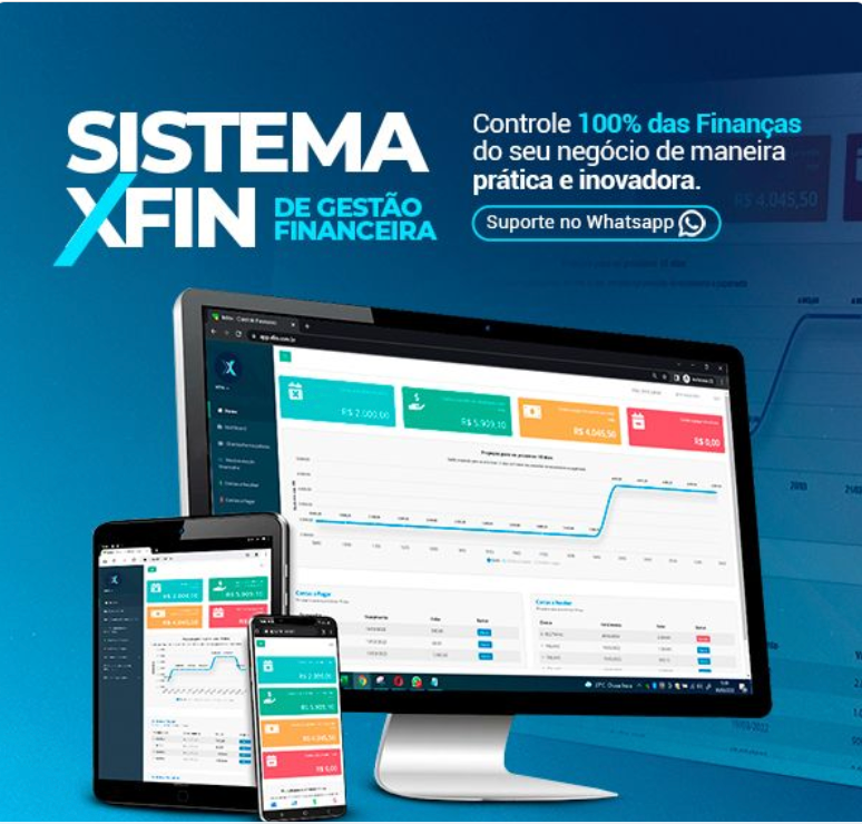 {M} XFIN - Sistema de Controle Financeiro - WJR Consulting | Hotmart