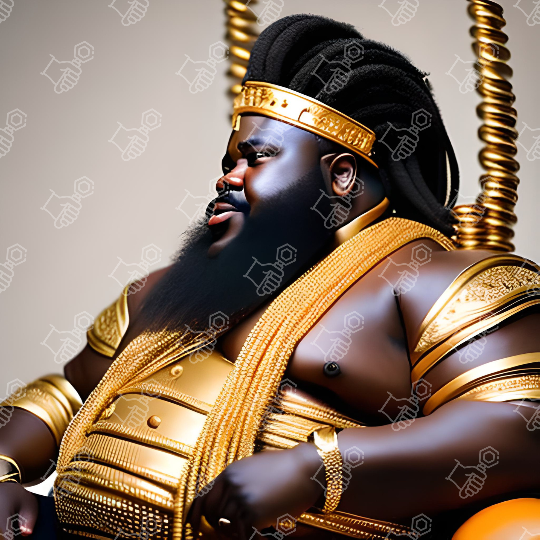 Rei Africano Gordo/ Fat African king - PAULO HENRIQUE CERQUEIRA GON...