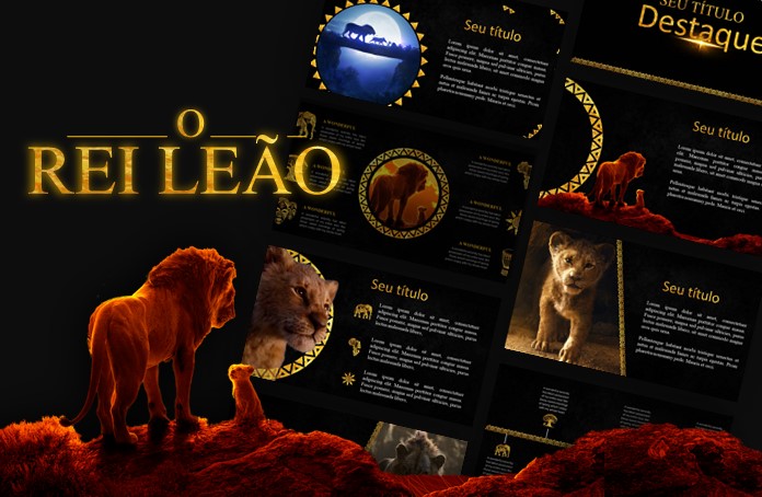 O Rei Leão - Template de PowerPoint - Marcelo Setubal | Hotmart