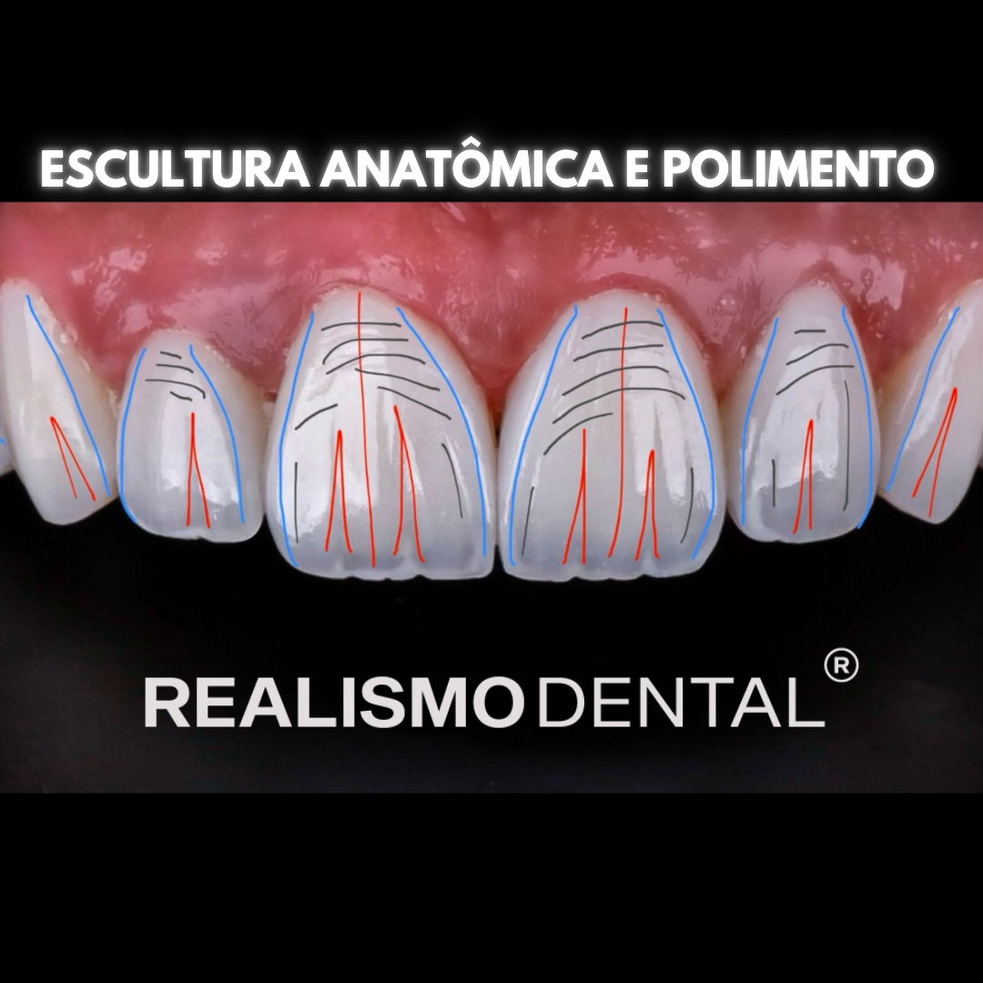 Facetas em Resina - Realismo Dental® (ESCULTURA ANATÔMICA E POLIMEN...
