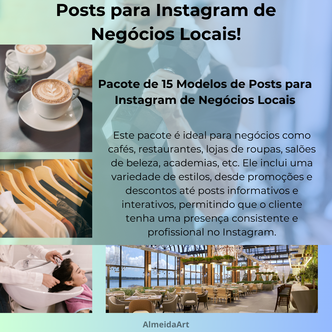 Posts para Instagram de Negócios Locais