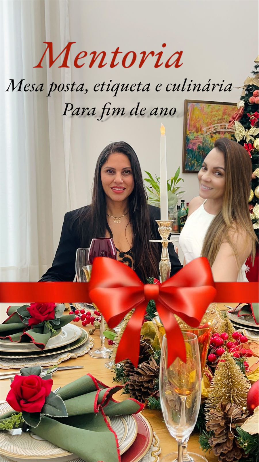 Mesa com Propósito: Elegância, etiqueta e culinária para fim de ano.