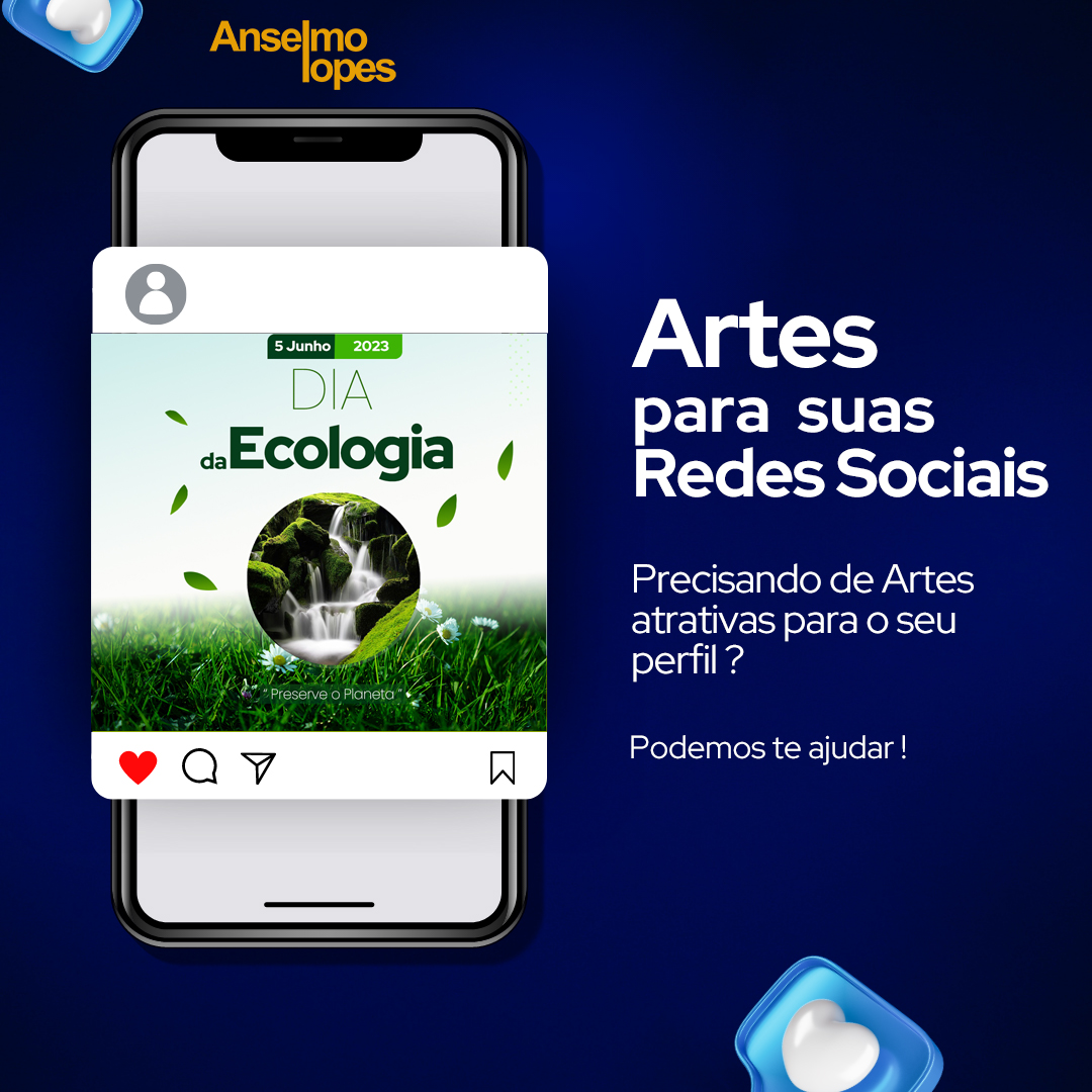Pacote de 4 Arte para Redes Sociais - Anselmo Lopes | Hotmart