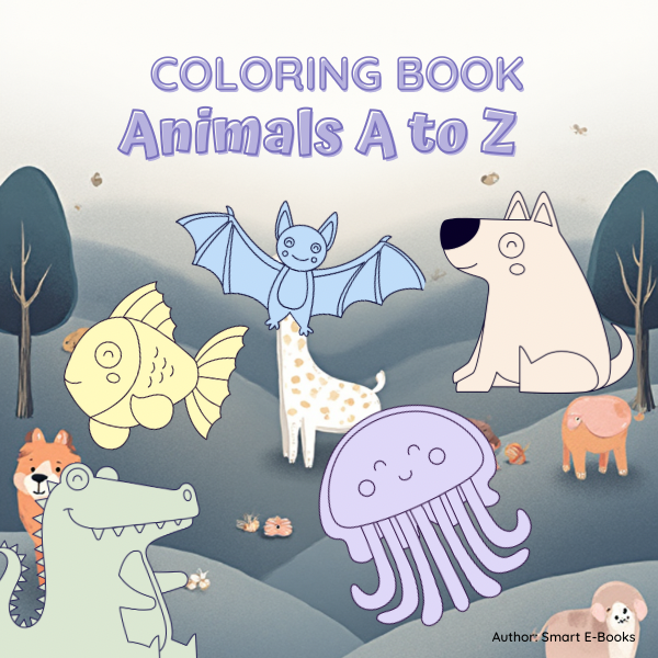 A–Z Animal Coloring Book: Educational Fun for Kids | Hotmart