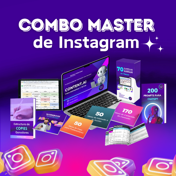 Combo Master de Instagram - Marcela Gómez Rubio | Hotmart