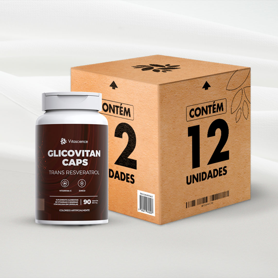 Glicovitan - 12 Potes (Frete Grátis) - Vitascience | Hotmart