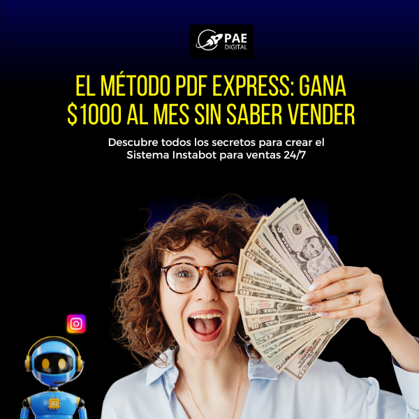 Método PDF Express: 1000 USD al mes haciendo PDF en Minutos, sin saber vender
